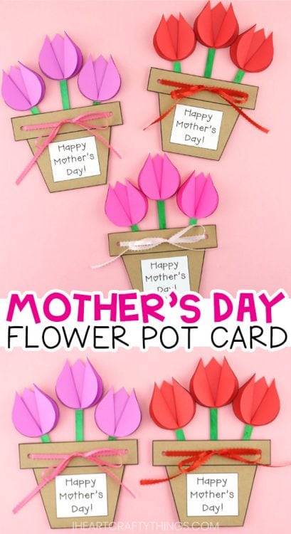 Mother's Day Flower Pot Craft -Easy Gift For Kids To Make For Mom! - I ...