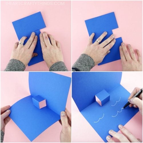 Father's Day Pop Up Card - I Whaley Love You Dad! - I Heart Crafty Things