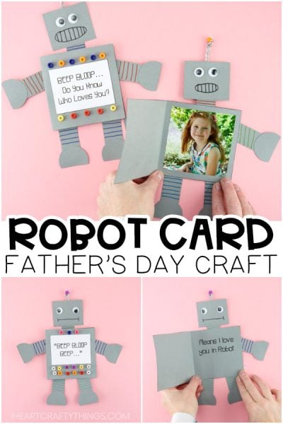Kids Craft: DIY Father’s Day Card - I Heart Crafty Things