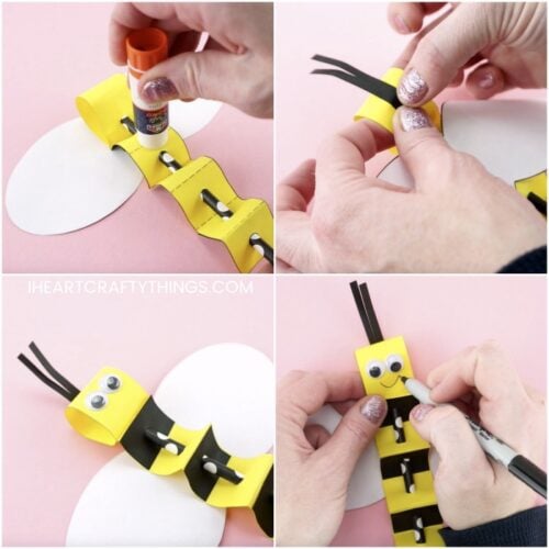 Bee Puppet With Printable Template -Fun And Easy Summer Craft For Kids ...