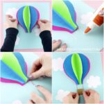 Paper Hot Air Balloon - Easy, Colorful Summer Kids Craft! - I Heart ...