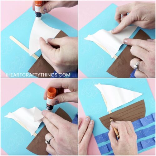 Easy Paper Boat Craft For Kids - Fun Summer Craft Idea With Template ...