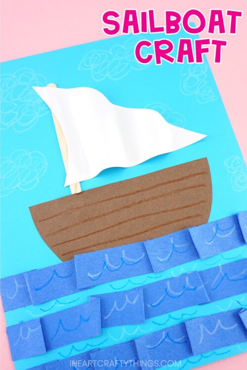 Easy Paper Boat Craft For Kids - Fun Summer Craft Idea With Template ...