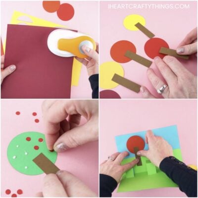 Fall Pop Up Tree Card - Easy Paper Craft For Kids! - I Heart Crafty Things