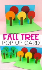 Fall Pop Up Tree Card - Easy Paper Craft For Kids! - I Heart Crafty Things