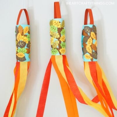 Fall Windsock Craft For Kids -Easy Fall Craft For Preschoolers! - I ...