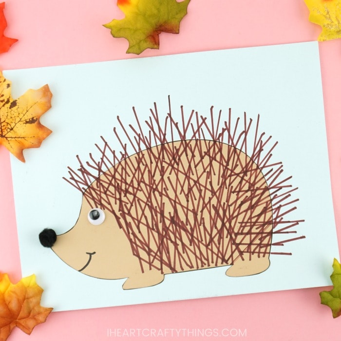 Cute Hedgehog Template 3 Ways To Make Hedgehogs For Fall I Heart 