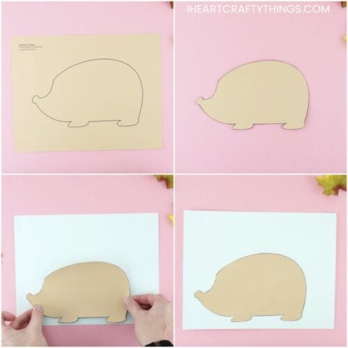 Cute Hedgehog Template - 3 Ways To Make Hedgehogs For Fall! - I Heart ...