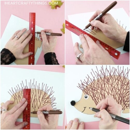 Cute Hedgehog Template - 3 Ways To Make Hedgehogs For Fall! - I Heart ...
