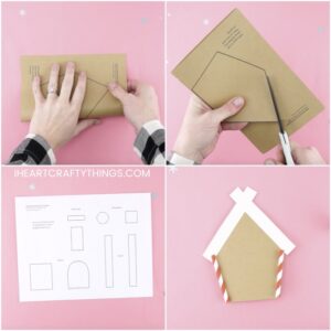 Gingerbread House Card - I Heart Crafty Things