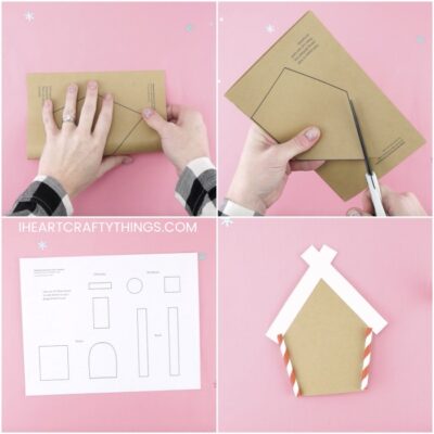 Gingerbread House Card - I Heart Crafty Things