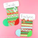 Christmas Stocking Craft - I Heart Crafty Things