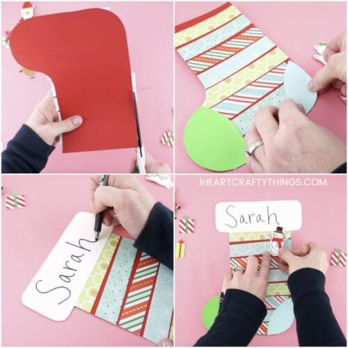 Christmas Stocking Craft - I Heart Crafty Things