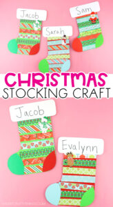 Christmas Stocking Craft - I Heart Crafty Things