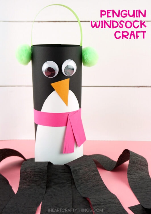 Winter Windsocks Craft - I Heart Crafty Things