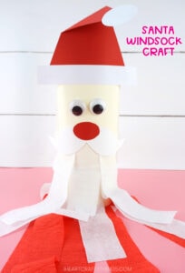 Christmas Windsock Craft - I Heart Crafty Things