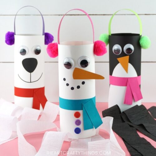 Winter Windsocks Craft - I Heart Crafty Things