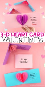 How To Make A 3D Heart Card - I Heart Crafty Things
