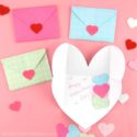 How To Make A Heart Envelope - I Heart Crafty Things