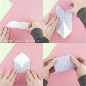 How To Make A Heart Envelope - I Heart Crafty Things