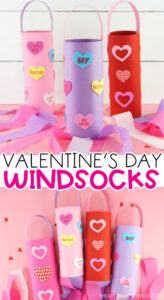 Heart Windsock Valentine's Day Craft - I Heart Crafty Things