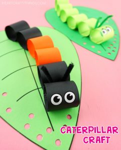 Paper Caterpillar Craft - I Heart Crafty Things