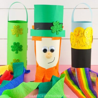 St. Patrick's Day Windsocks - I Heart Crafty Things