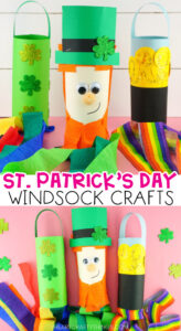 St. Patrick's Day Windsocks - I Heart Crafty Things
