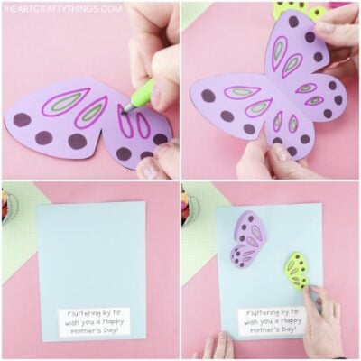 Mother's Day Butterfly Craft - I Heart Crafty Things