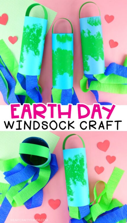 Earth Day Windsocks - I Heart Crafty Things