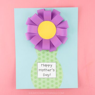 Mother's Day Flower Vase Craft - I Heart Crafty Things