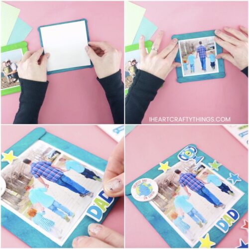 Father's Day Photo Frame Craft - I Heart Crafty Things