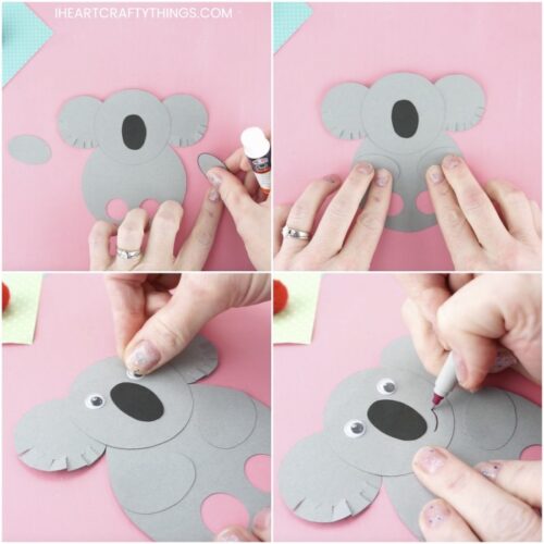 Koala Finger Puppets - I Heart Crafty Things