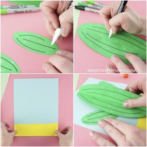 Paper Cactus Craft - I Heart Crafty Things