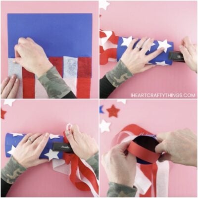 Patriotic Windsock Craft - I Heart Crafty Things