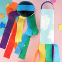 Rainbow Windsocks Craft - I Heart Crafty Things