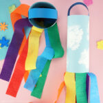 Rainbow Windsocks Craft - I Heart Crafty Things