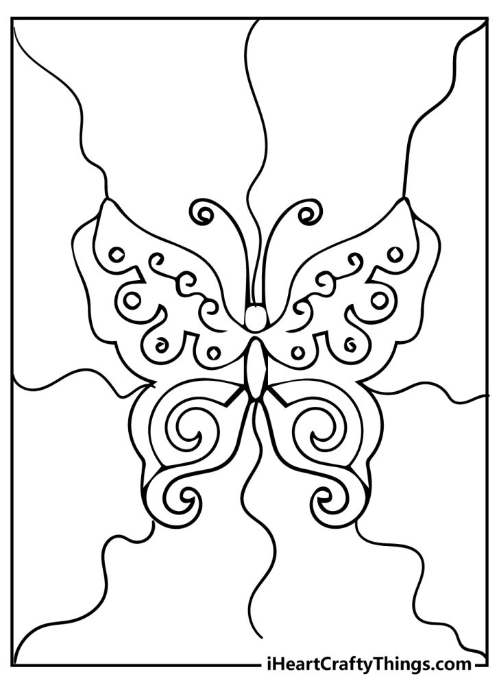 49 Butterfly Coloring Pages (Free PDF Printables For Kids)