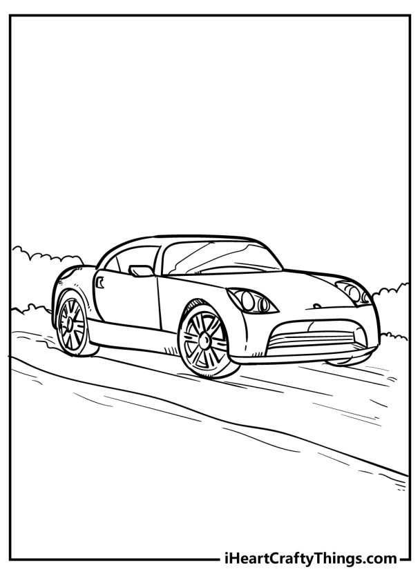 Car Coloring Pages (570+ Printable Free PDF For Kids & Adults)