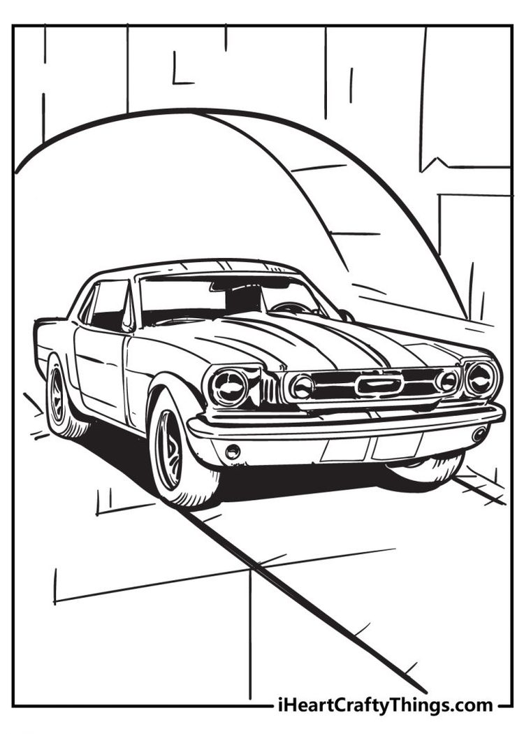 Car Coloring Pages (570+ Printable Free PDF For Kids & Adults)