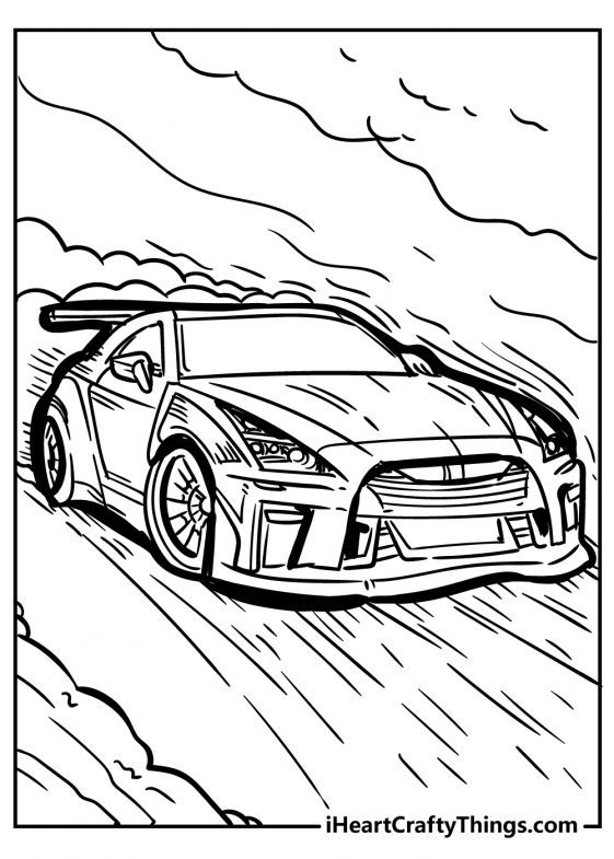 50 Car Coloring Pages (Printable Free PDF For Kids & Adults)