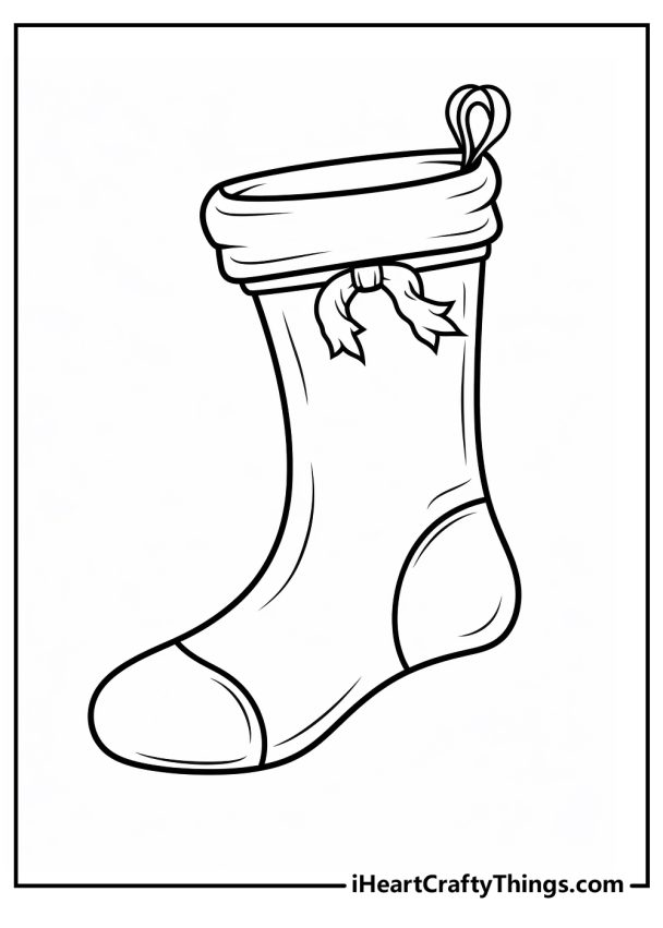 25 Christmas Stocking Coloring Pages (100% Free Printables)