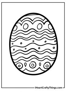 20 Festive Easter Egg Coloring Pages
