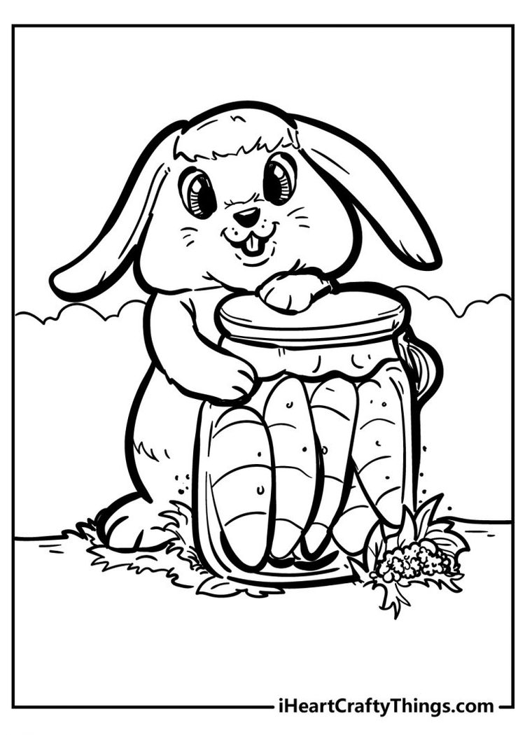 Original And Sweet Rabbit Coloring Pages (Updated 2022)