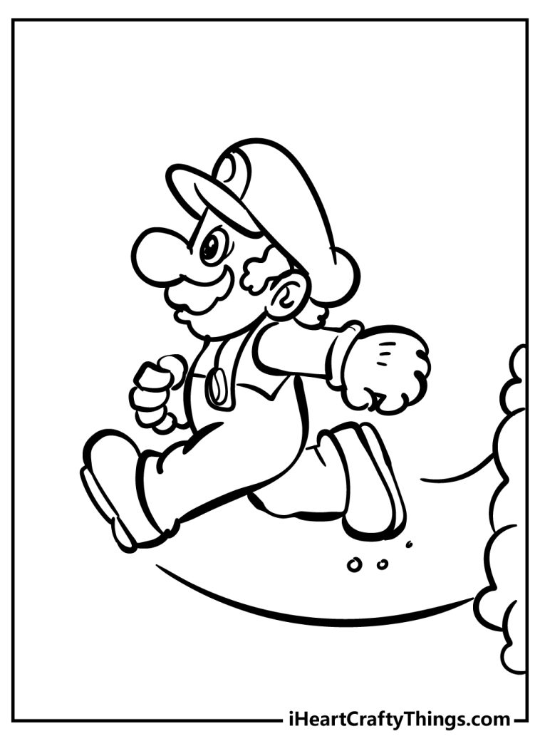 45 Super Mario Coloring Pages (100% Free Printables)