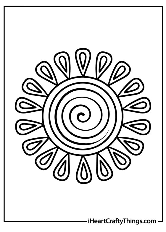Abstract Coloring Pages (100% Free Printables)