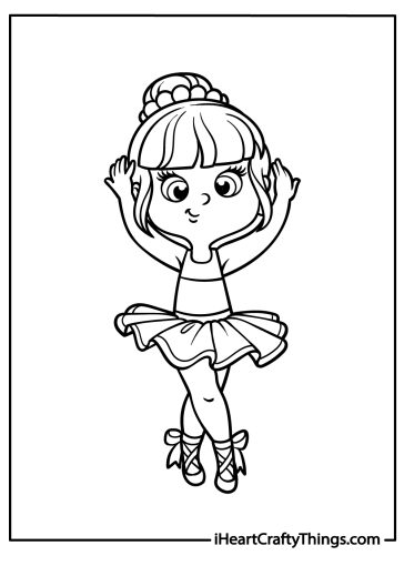 25 Ballet Coloring Pages PDFs (Free To Download Printables)