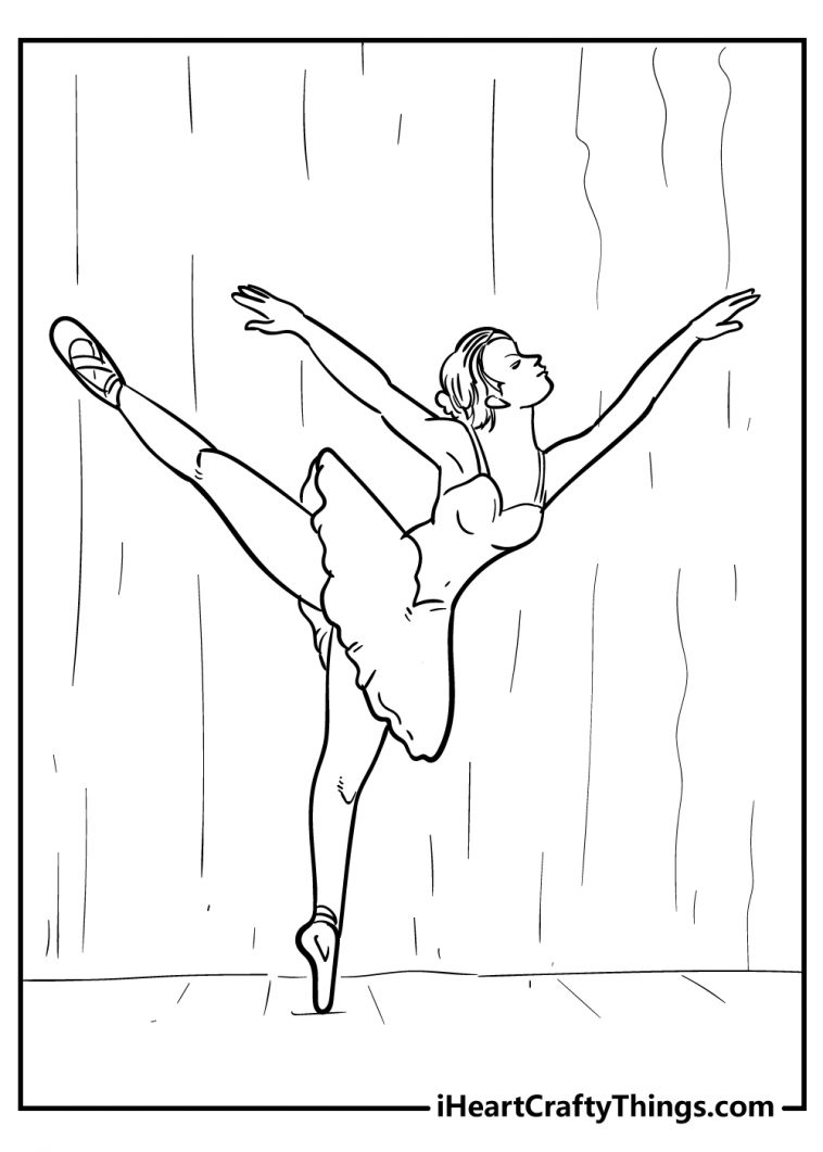 25 Ballet Coloring Pages PDFs (Free To Download Printables)