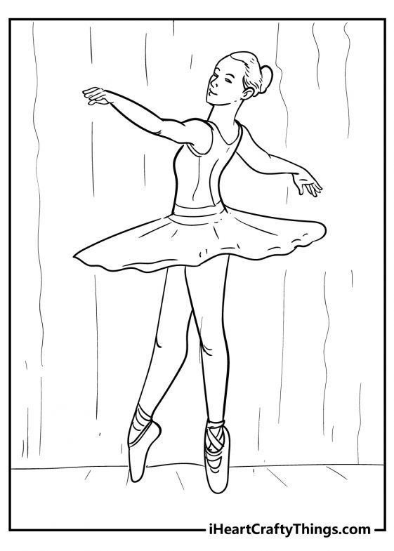 25 Ballet Coloring Pages PDFs (Free To Download Printables)