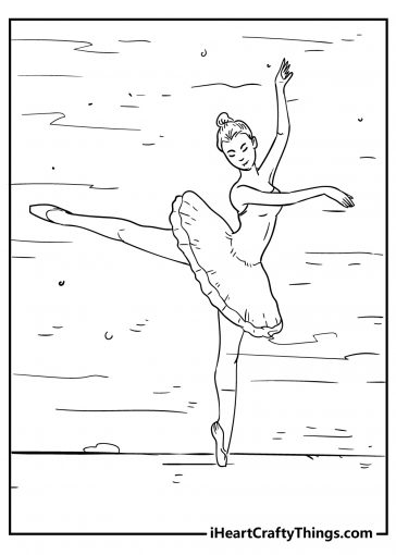 25 Ballet Coloring Pages PDFs (Free To Download Printables)